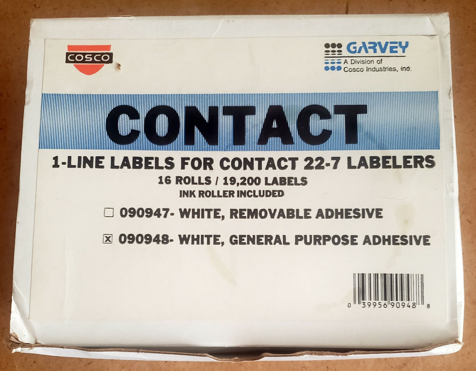 GARVEY 90948 Pricing Labels 1-Line White PK16 for sale online | eBay