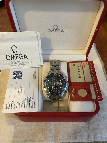 OMEGA Seamaster 300 Chrono 2225.80 41.5mm 2011 date, with service ...