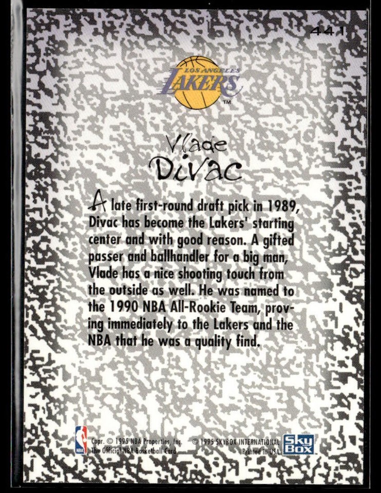 1994-95 Hoops #441 Vlade Divac Basketball Card 1103K | eBay
