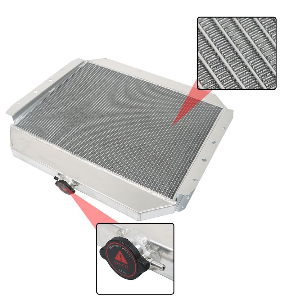 3 Row Aluminum Radiator Fit For Ford Bronco 78-79 F-100/F-250/F-350 ...