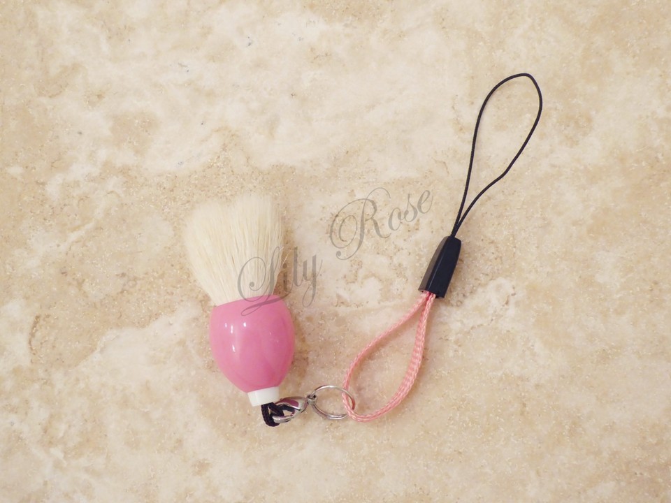 KOYUDO Cell Phone Charm Strap Brush, Heart Shaped, Sokoho Goat Hair ...