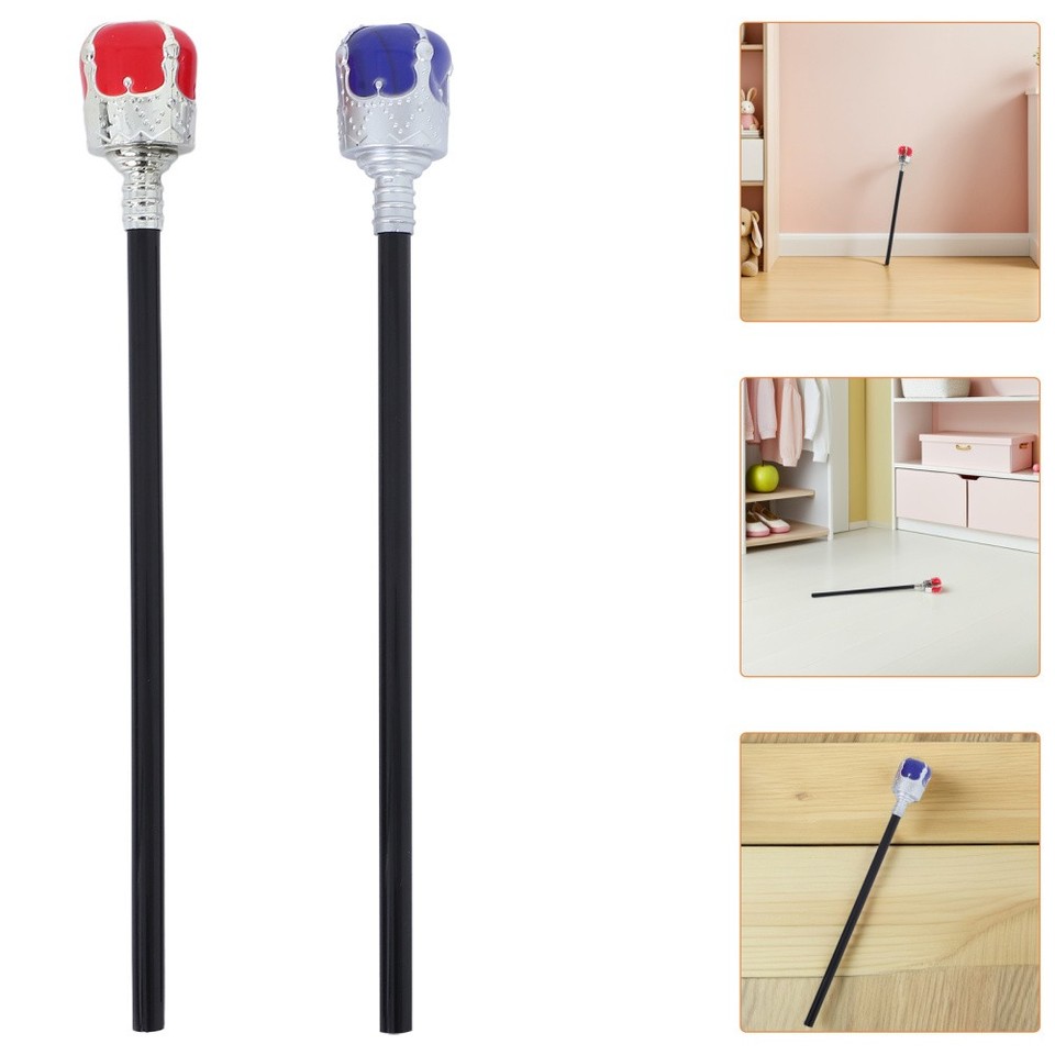2pcs Royal Scepter Plastic Staff Walking Sticks for Halloween | eBay ...