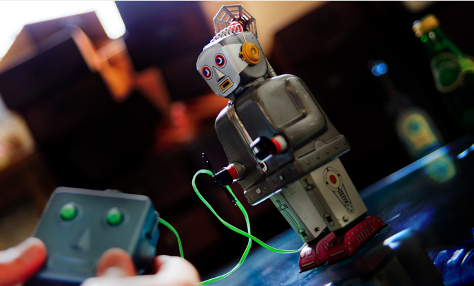 1950s Nomura Radar Robot Vintage original Tin Toy Made in Japan walking ...