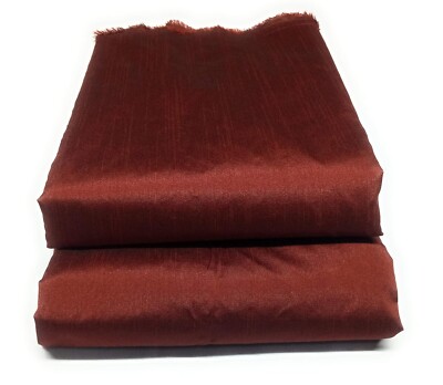 Indian Silk Fabric 4YD Dressmaking Tunic Top Material Sewing Maroon ...