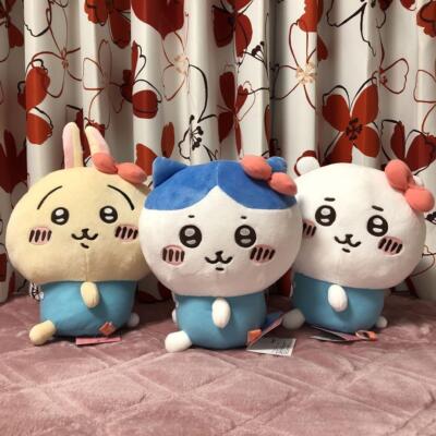 Chiikawa Hachiware Usagi Hello Kitty Big Plush Toy Doll 3 Set Sanrio ...