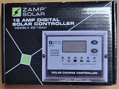 ZAMP ZS-15AW 15-AMP 5-STAGE PWM CHARGE CONTROLLER | eBay