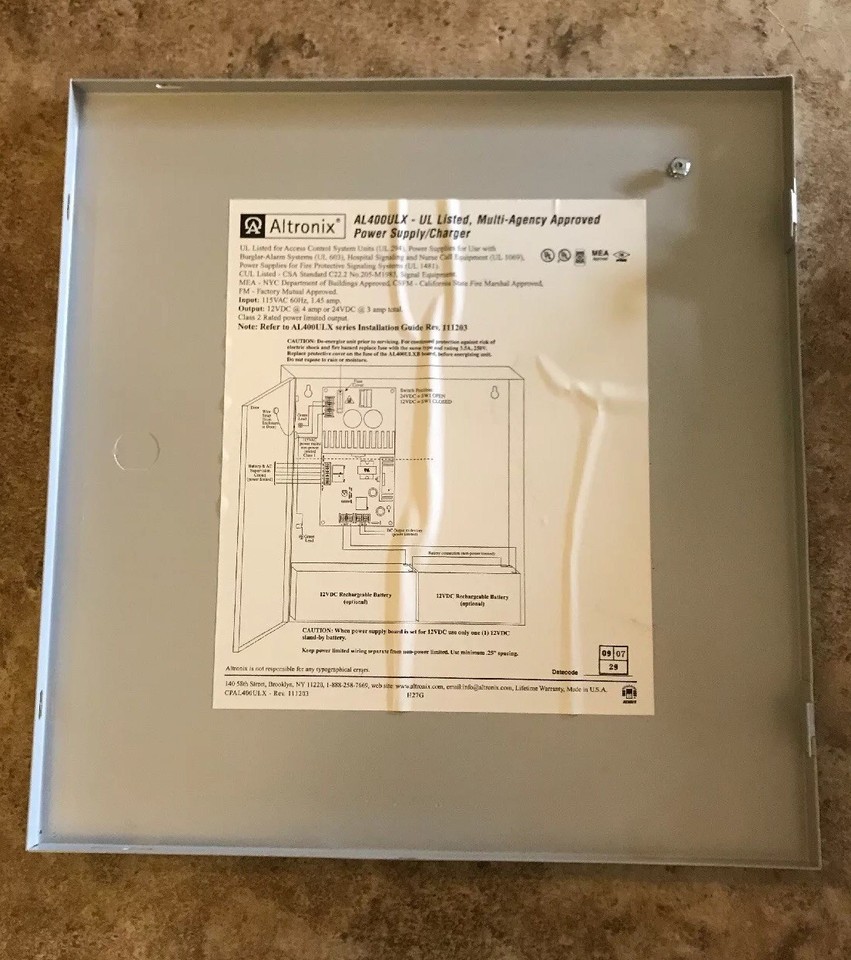 Altronix AL400ULX Security Panel | eBay