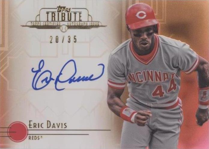 2014 Topps Tribute - Autographs Eric Davis #TA-ED Sepia /35 (AU) for ...