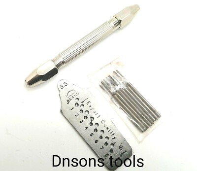 Jewellers, Watchmakers Tap and Die Screw Plate Set taps & 1 plate 0.6-1 ...