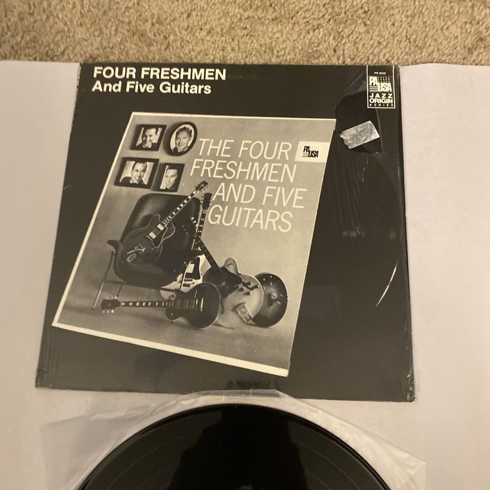THE FOUR FRESHMEN "FOUR FRESHMEN AND FIVE GUITARS" JAZZ VINYL LP 1984 ...