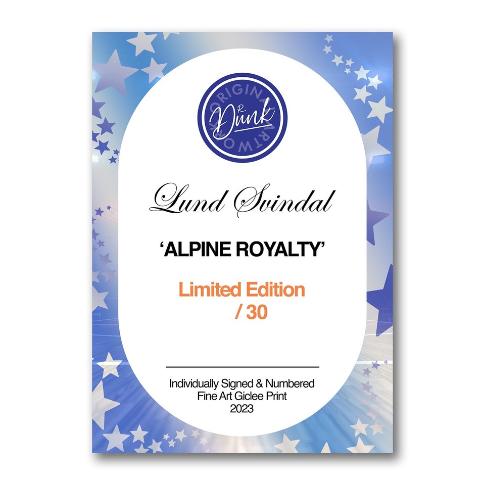 Aksel Lund Svindal Alpine Royalty Sketch Card Limited 01/30 Dr. Dunk ...