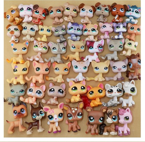 Rare lps Pet Shop Random 3pcs Toys and 7pcs Accessories Kids Gift Rare ...