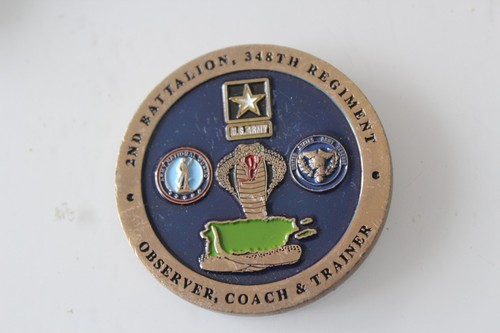 US Army 2ND Battalion 348th Regiment Challenge Token | eBay