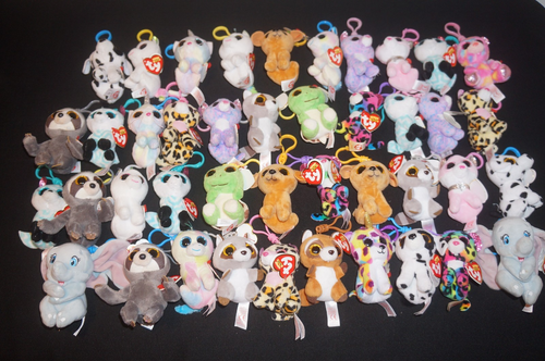 Mixed Lot of 42 Ty Beanie Boos Key Clip Plush | eBay