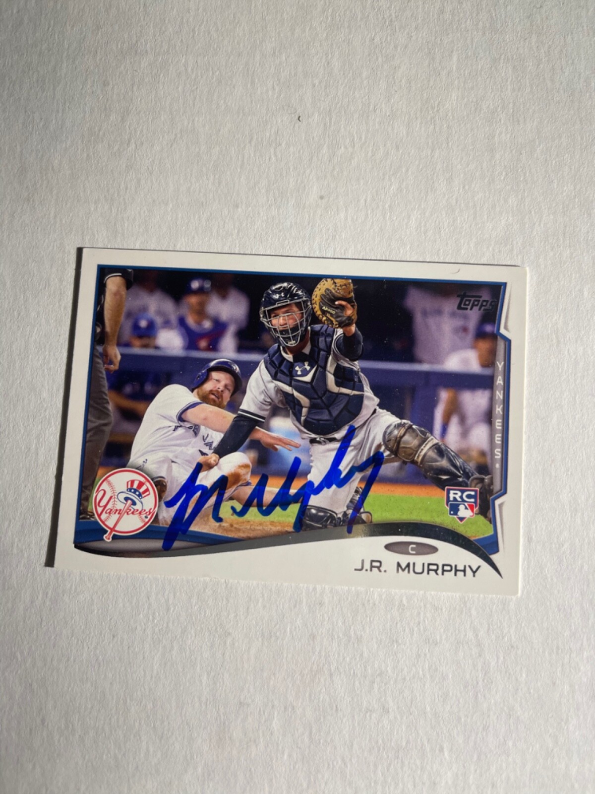 New York Yankees JR MURPHY Signed Card | eBay