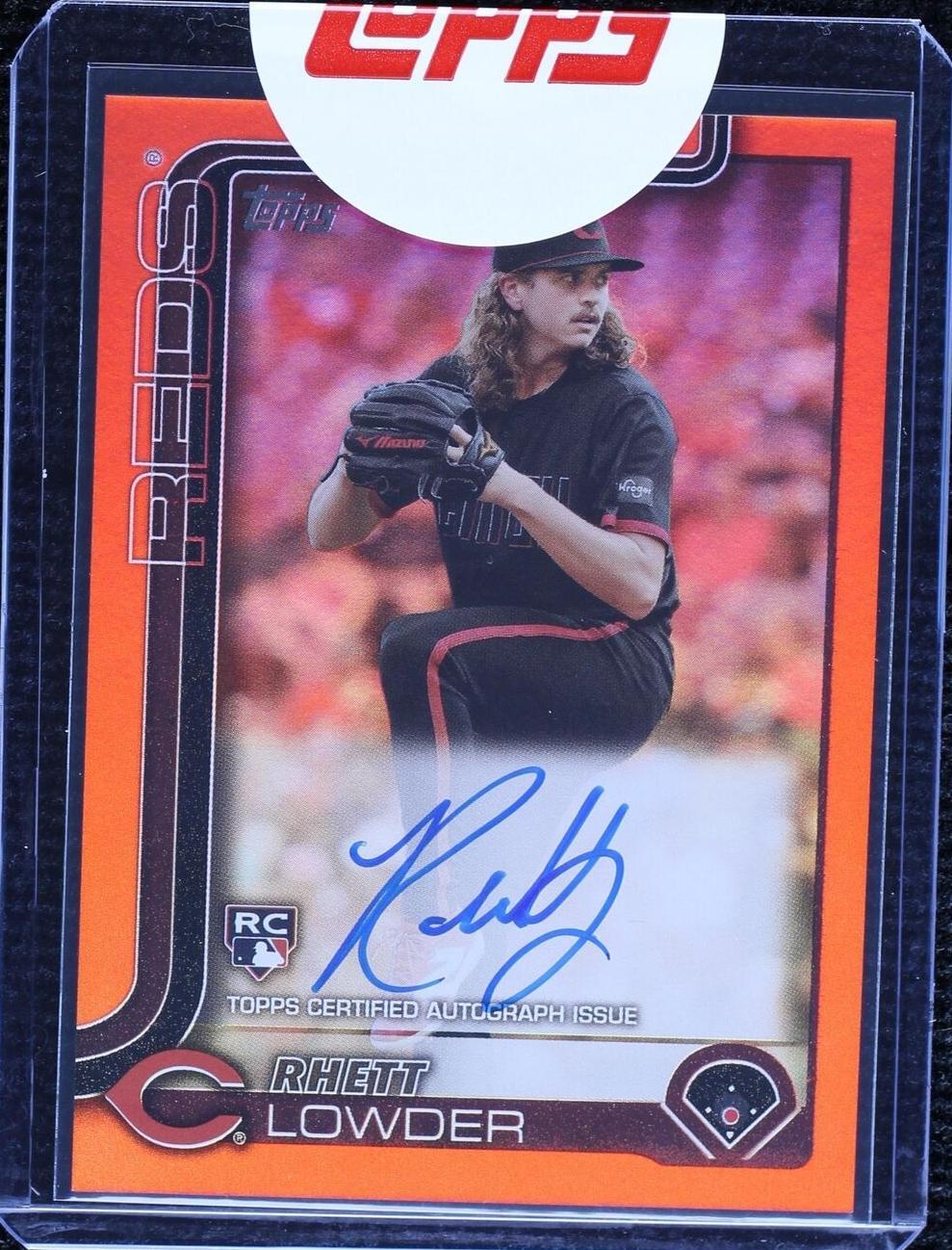 2025 Topps Series 1 - Flagship Real One Autographs Rhett Lowder #205 ...