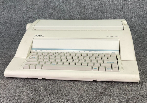Royal Scriptor AX150 Portable Electronic Typewriter 69149v for sale ...
