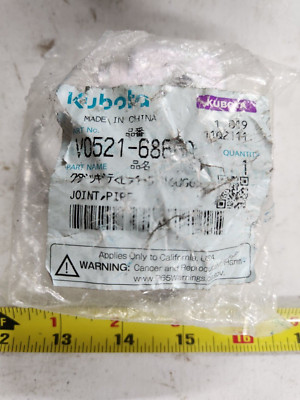 Kubota V0521-68660 Genuine 90 Degree O-Ring Seal Hydraulic Joint Pipe ...