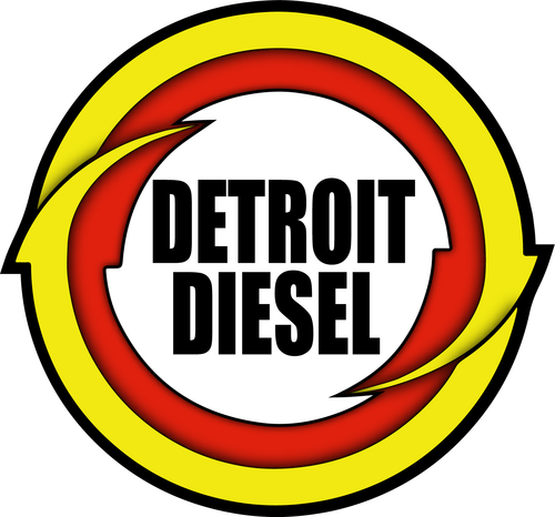 Detroit Diesel Power Retro Heavy Duty Engine Vinyl Sticker Decal ...