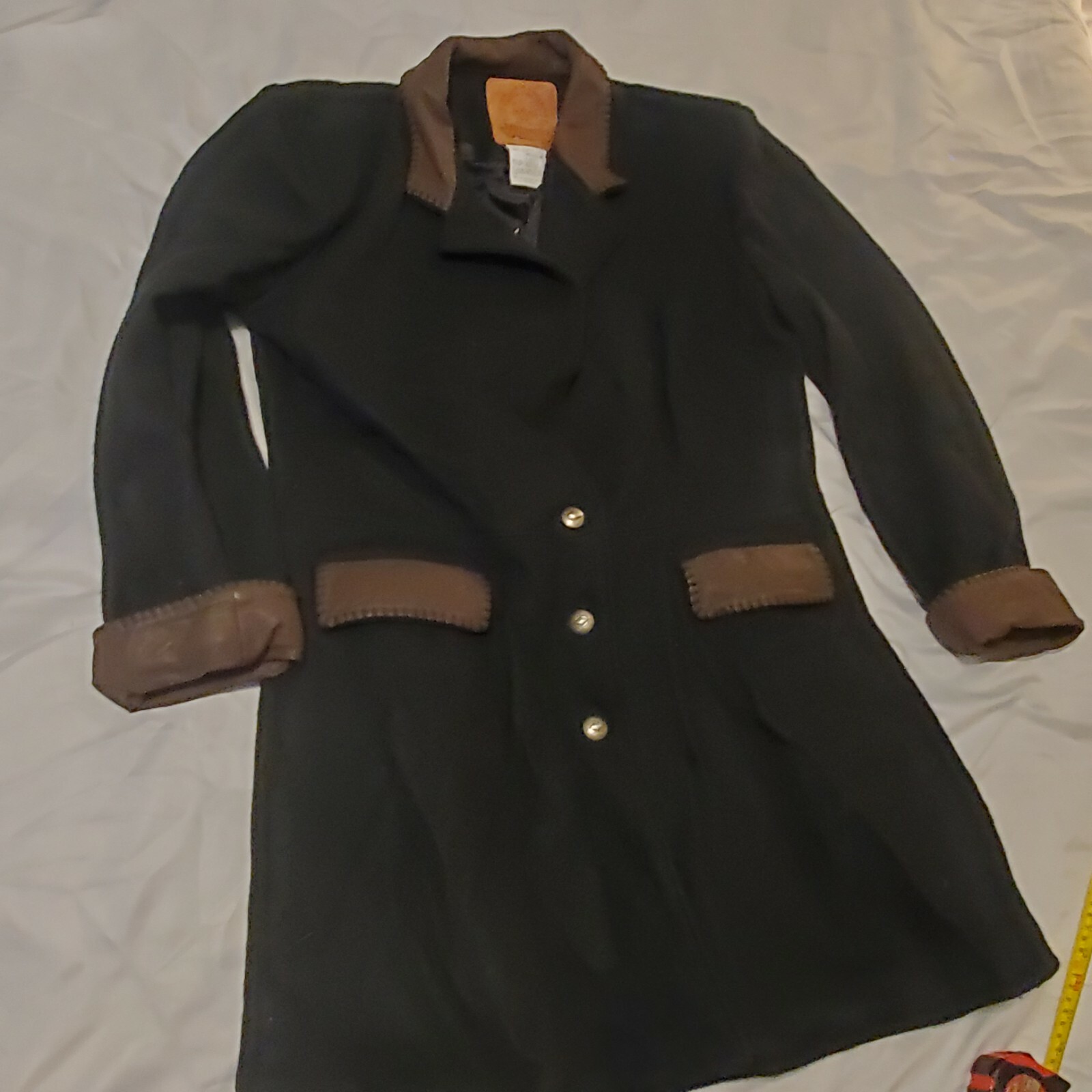 Midwest Garment Co Women's Long Full Jacket With Leat… - Gem