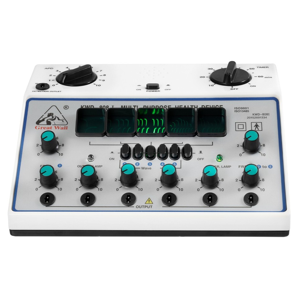 KWD-808 Electro Acupuncture Stimulator Therapy 6 Channel Acupuncture ...