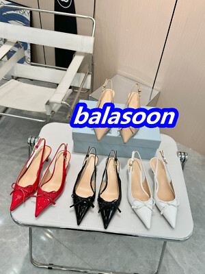 2025 early spring 5.5cm leather outsole high heels size 35-41 | eBay