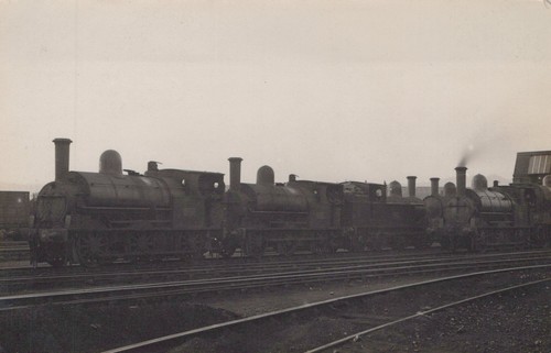 LNWR Coal Tank Steam Locos Crewe UK Yard Lineup 1932 - Original Photo ...