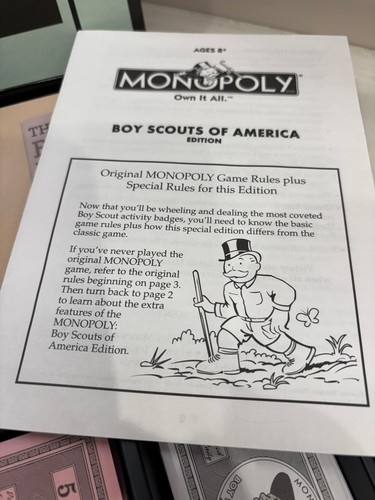 Boy Scouts of America Monopoly Edition: 95th BSA Anniversary (Missing 1 ...