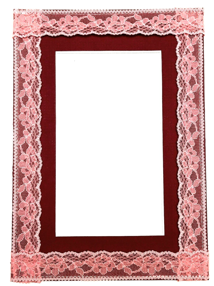 Pink Lace Frame