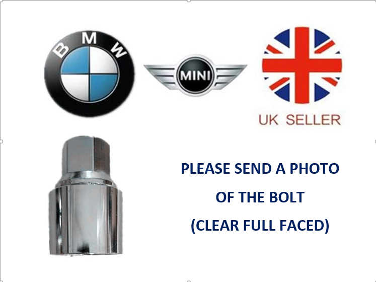 BMW Locking Wheel Nut Master Security Key Match Service | eBay UK