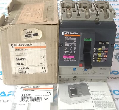1PCS New Merlin Gerin NS250H 3P 250A Circuit Breaker 750V | eBay