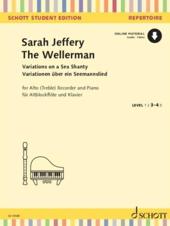The Wellerman Treble Recorder and Piano Sheet with Online Material ...