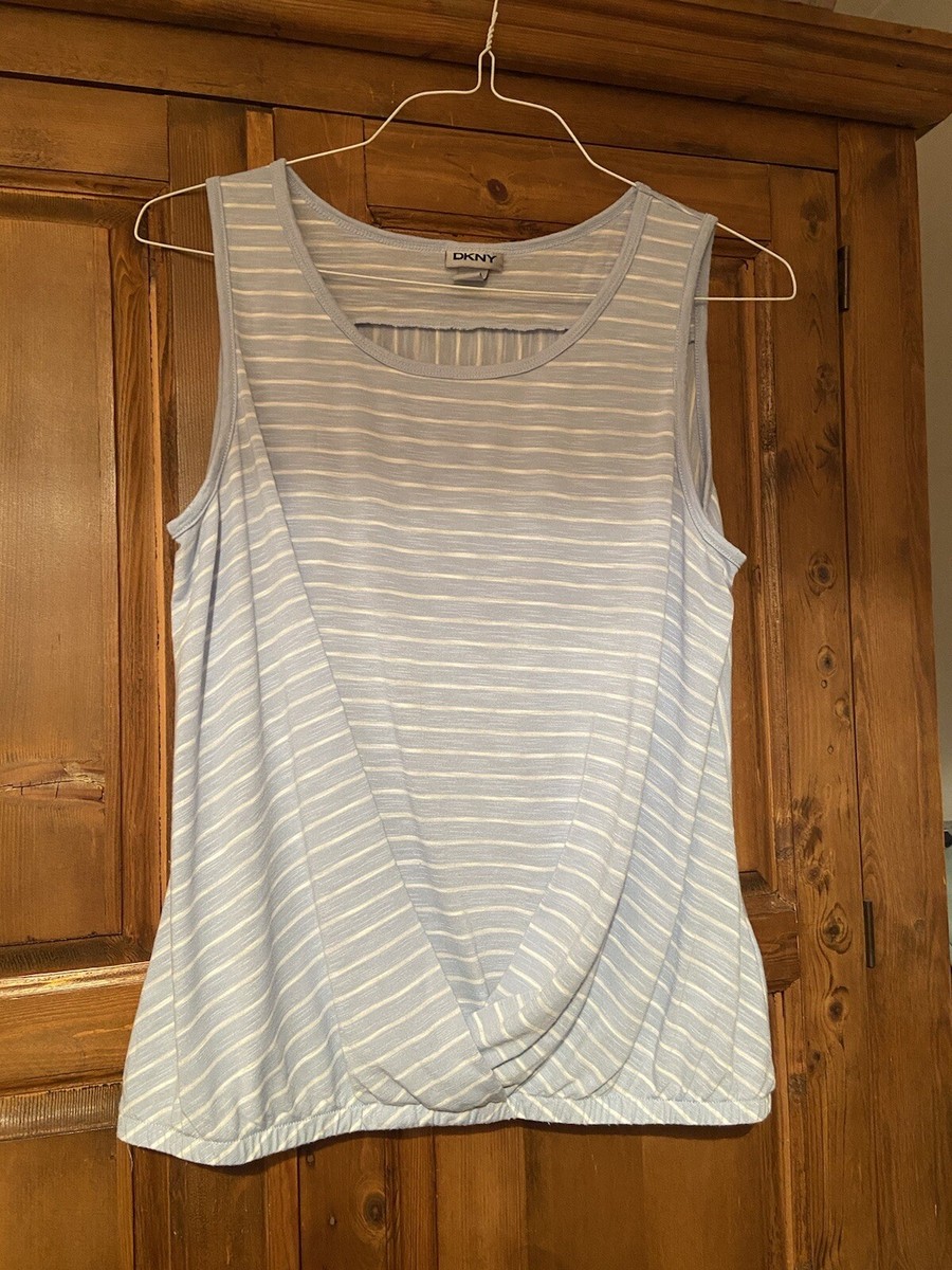 Ice Blue Sleeveless Blouse