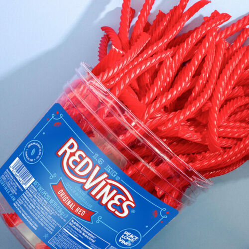 Red Vines Sweets Original Red Liquorice Twist Strips American 100g-1Kg ...