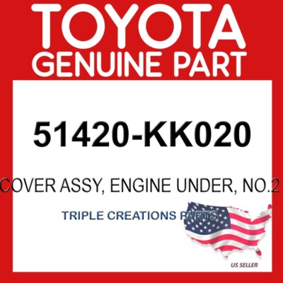 Toyota Genuine 51420KK020 Cover Assy Engine U 51420-KK020 OEM | eBay