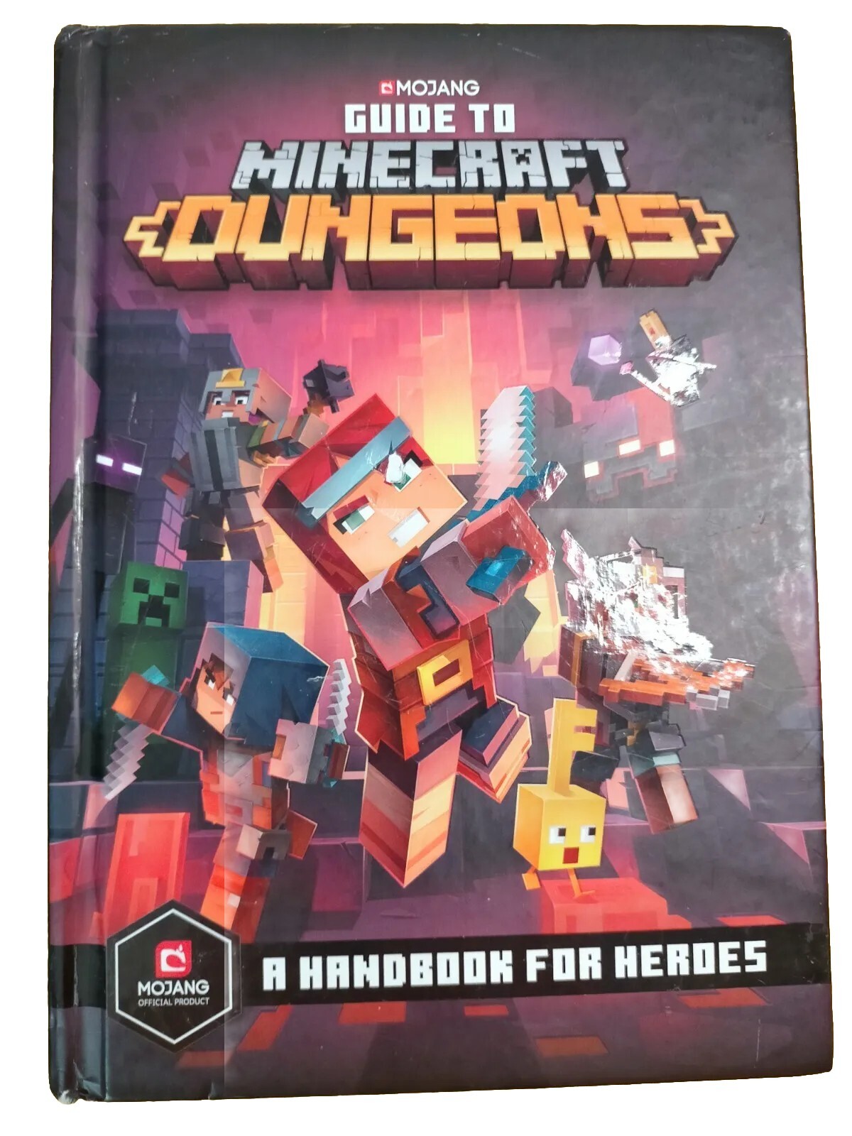 Guide to Minecraft Dungeons Handbook for Heroes Hardback Book MINT Fast ...