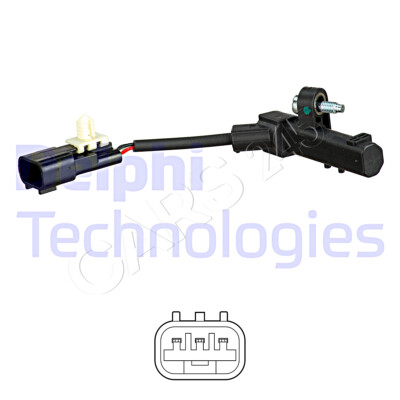 DELPHI Crankshaft Pulse Sensor For LAND ROVER Discovery III IV Sport ...