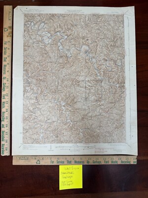US GEOLOGICAL TOPOGRAPHY MAP WEST VIRGINIA ARNOLDBURG QUADRANGLE 1905/ ...