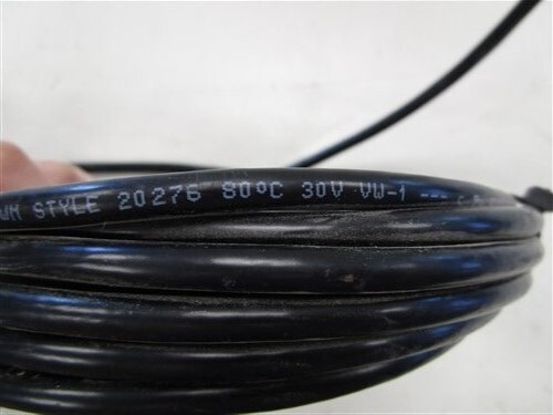 AWM STYLE WIRE CABLE 20276 BLACK E258652 20' FEET MARINE BOAT | eBay