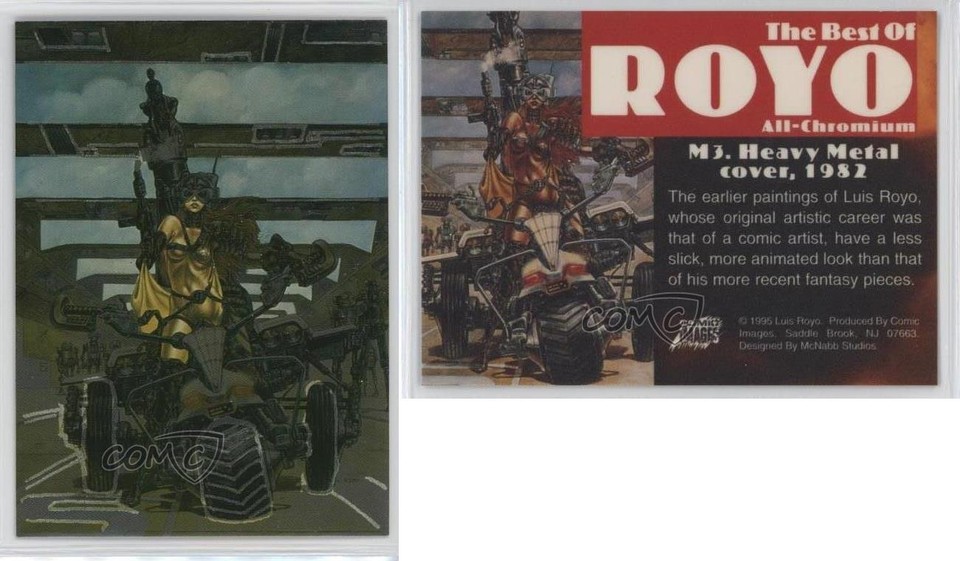 1995 The Best of Royo All-Chromium Metallic Heavy Metal Cover 1982 #M3 ...