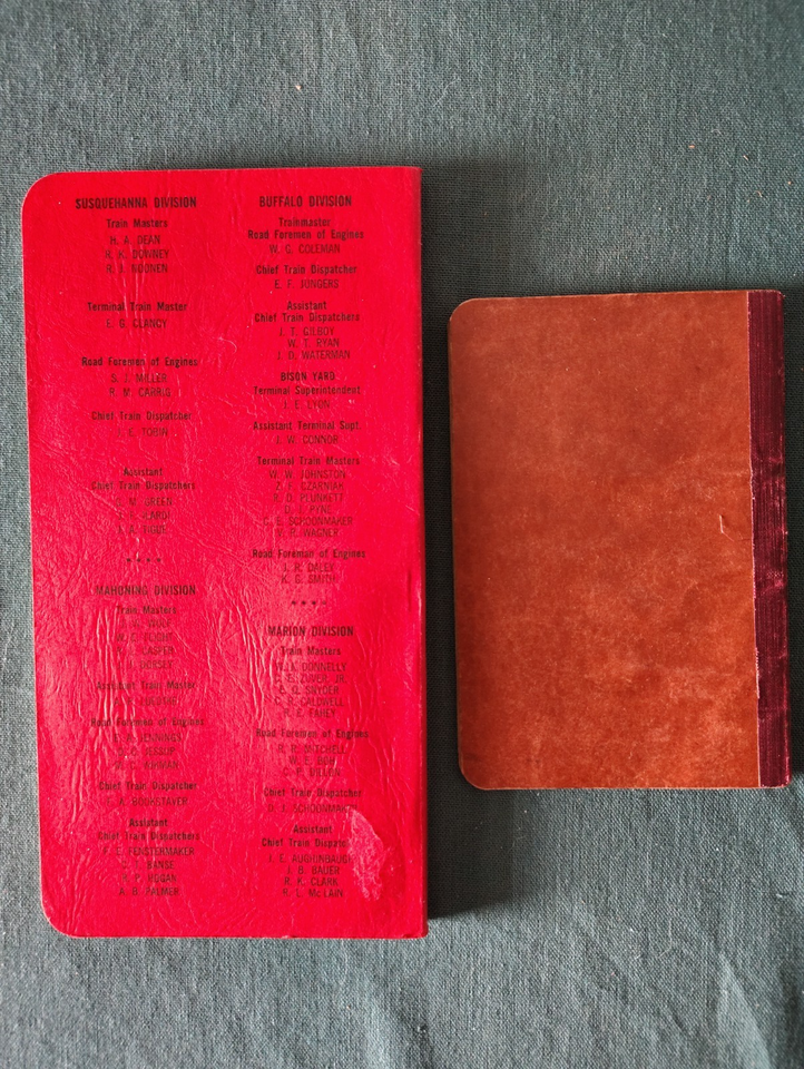 Erie Lackawanna RR Co. Time Table #2, Apr 27, 1969, & Erie RR Rules ...