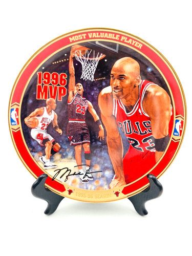 Michael Jordan Plate Return to Greatness Most Valuable Player 1995-96 ...
