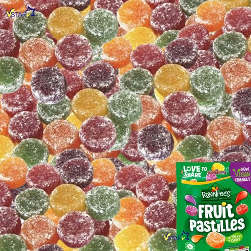 Rowntrees Fruit Pastilles Vegan Friendly Sweets Bulk Buy Perfect Gift ...