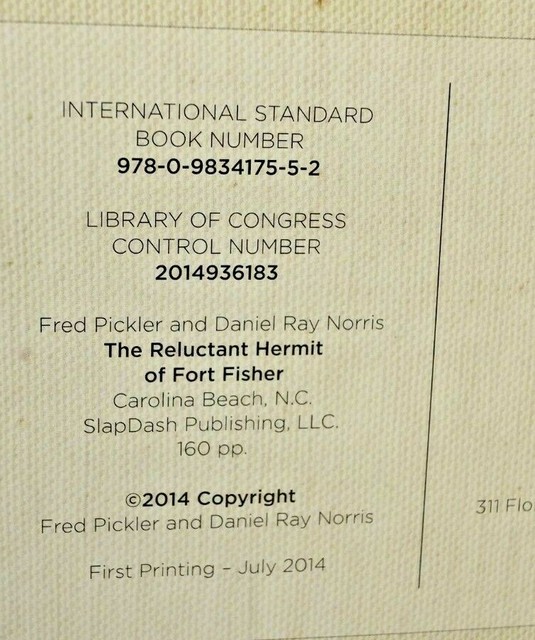The Reluctant Hermit of Fort Fisher by Daniel Ray Norris and Fred ...