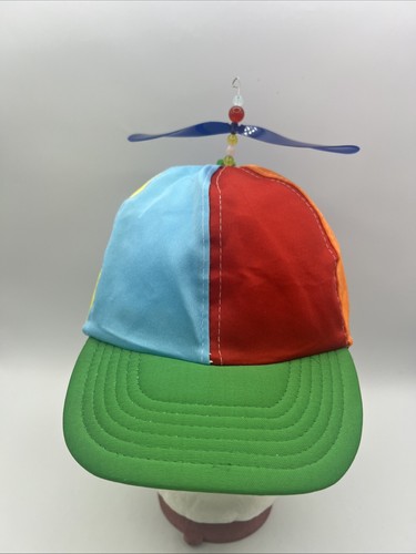 Interstellar Multi Color Frog Star Propeller Cap Hat New Adult Size ...