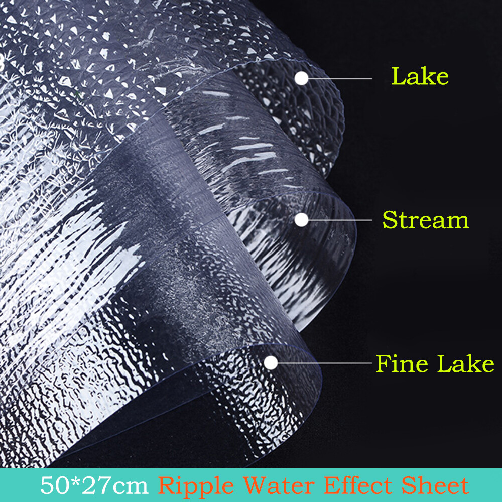50*27cm Ripple Water Effect Sheet Basing Miniature Lake River Stream ...
