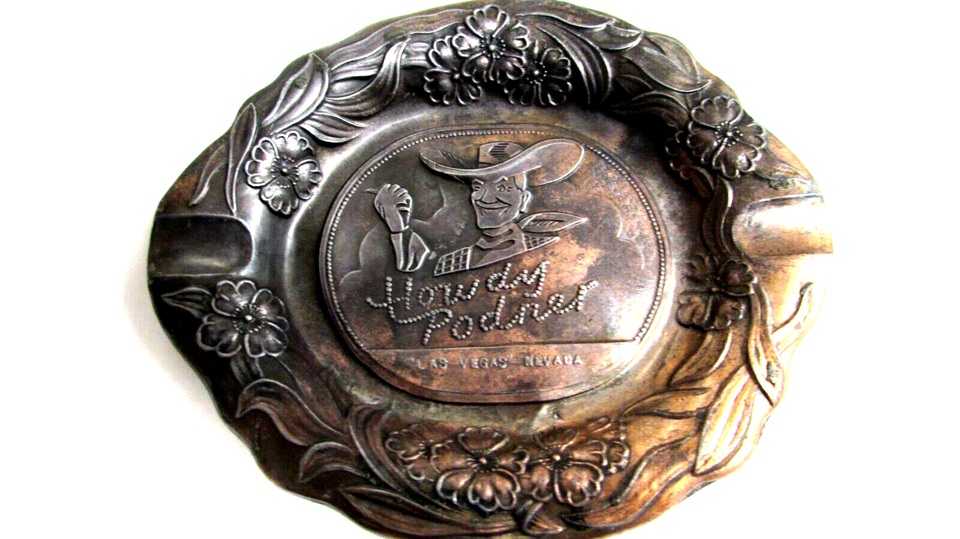 Vintage Vegas Vic ASHTRAY HOWDY PODNER MADE IN OCCUPIED JAPAN HOW MANY ...