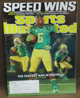 #1088 SPORTS ILLUSTRATED SEPTEMBER 24 2012 DEANTHONY THOMAS SPEED WINS ...