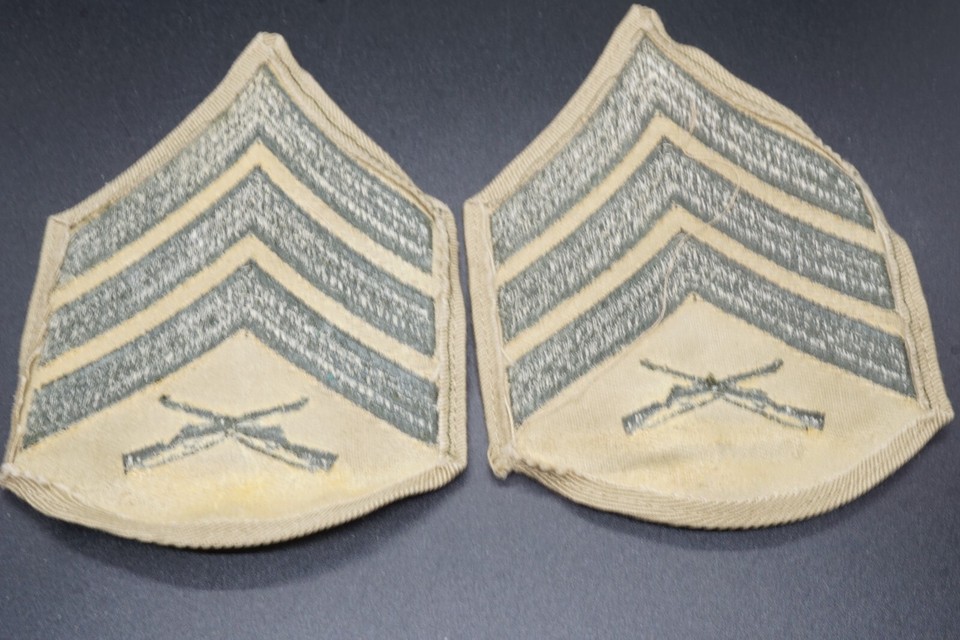 Vietnam War USMC Sergeant Chevron Patches Set GREAT SHAPE | eBay