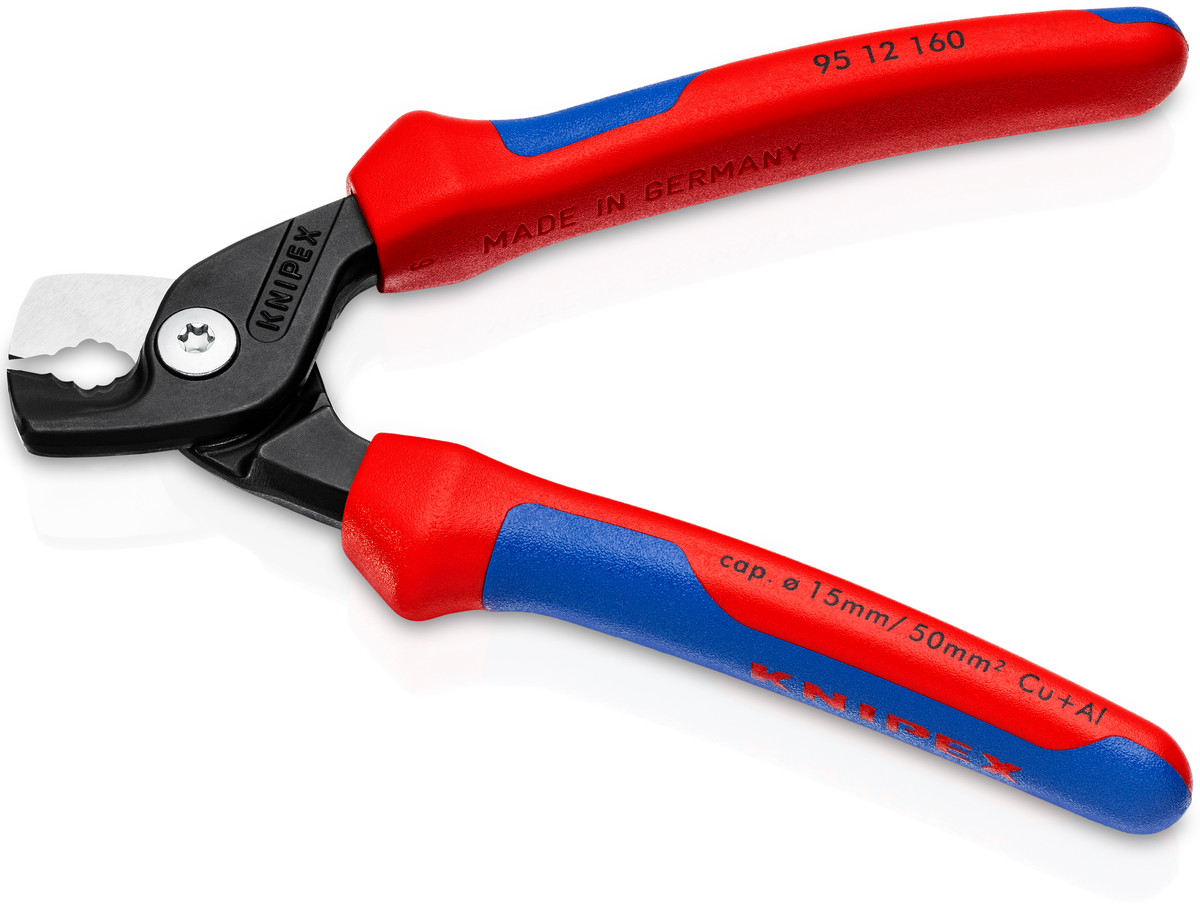 KNIPEX 95 12 160 StepCut 160mm Cable Wire Copper Multi-core Cutter ...